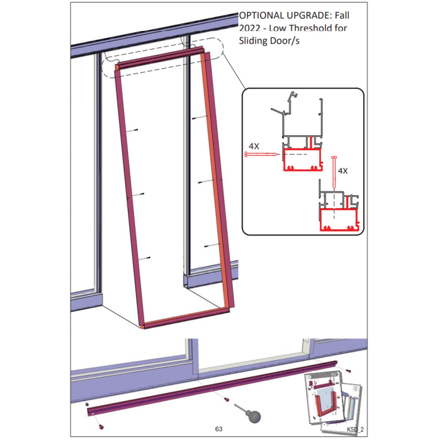 Janssens | Low Threshold Kit for Sliding Door(s) – MyGreenhouseStore.com
