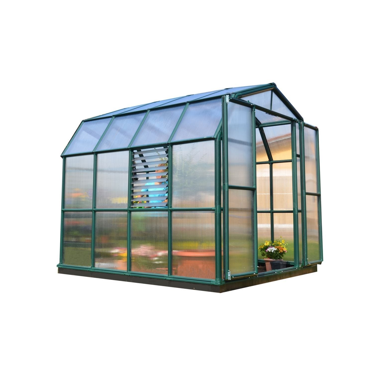 Palram - Canopia | 8x8 Ft Prestige Diffused Greenhouse Kit Package - G ...