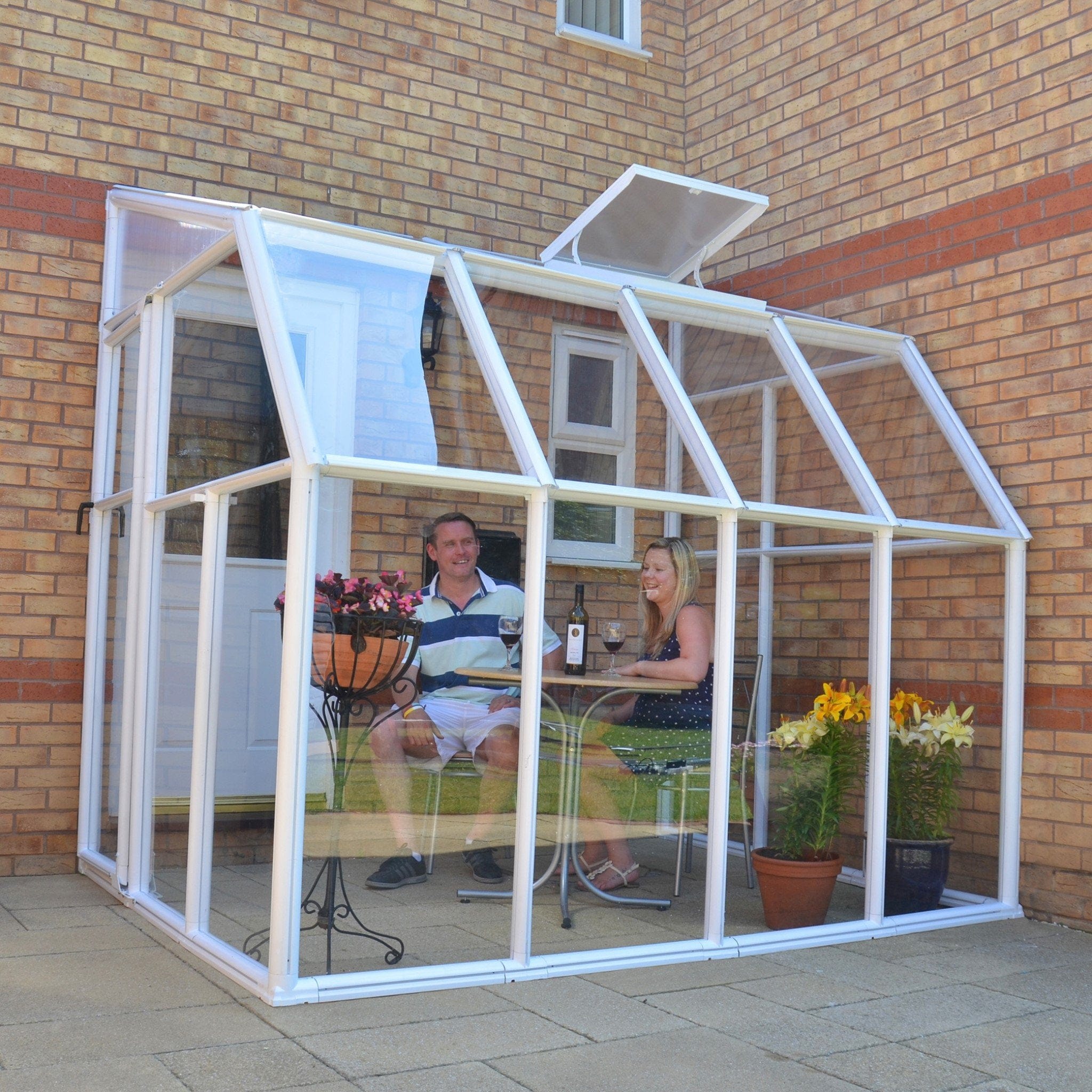 Palram - Canopia | Sun Room Six Sunroom Enclosure, Lean To Greenhouse ...