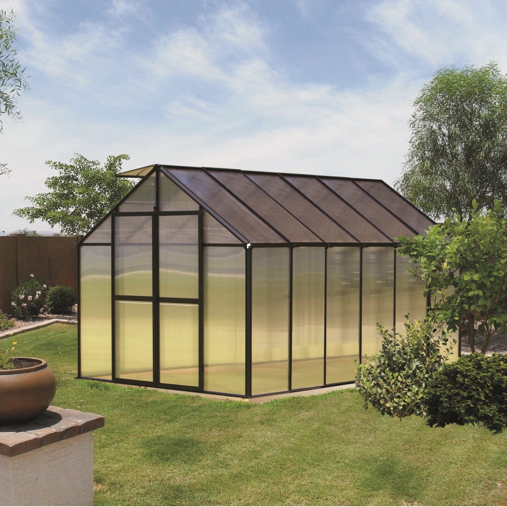 Riverstone | MONT Standard Greenhouse Kit With 8mm Twin-wall Polycarbo ...