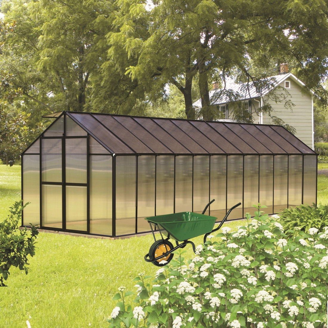 Riverstone | MONT Standard Greenhouse Kit With 8mm Twin-wall Polycarbo ...